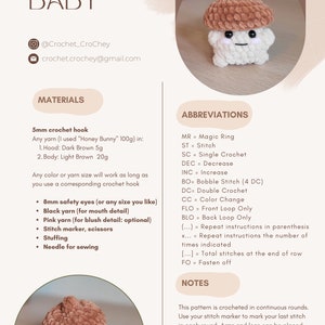 A-corny Baby PDF NO-SEW Pattern, Cute and Funny Acorn Amigurumi, Inc ...