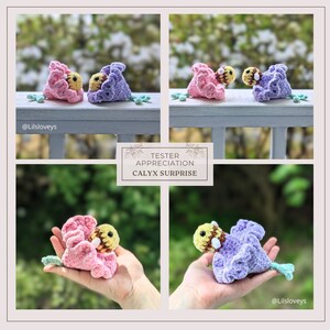 Calyx Surprise Pops Pdf Crochet Pattern, Quick and Easy No-sew ...