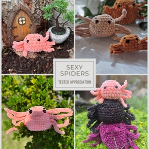 3 in 1 Sexy Spider No-sew PATTERN BUNDLE: Reversible Spider, Big and ...