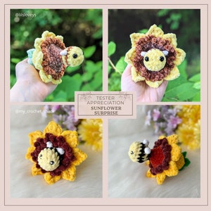 3 in 1 Bee Surprise Pops Pdf US Terminology Crochet Pattern, No-sew ...
