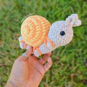 Snailed It! NO-SEW Crochet Amigurumi PDF Pattern, Chonky Snail With ...