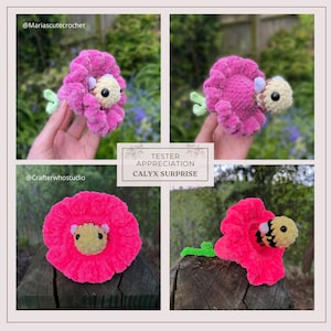 Calyx Surprise Pops Pdf Crochet Pattern, Quick and Easy No-sew ...