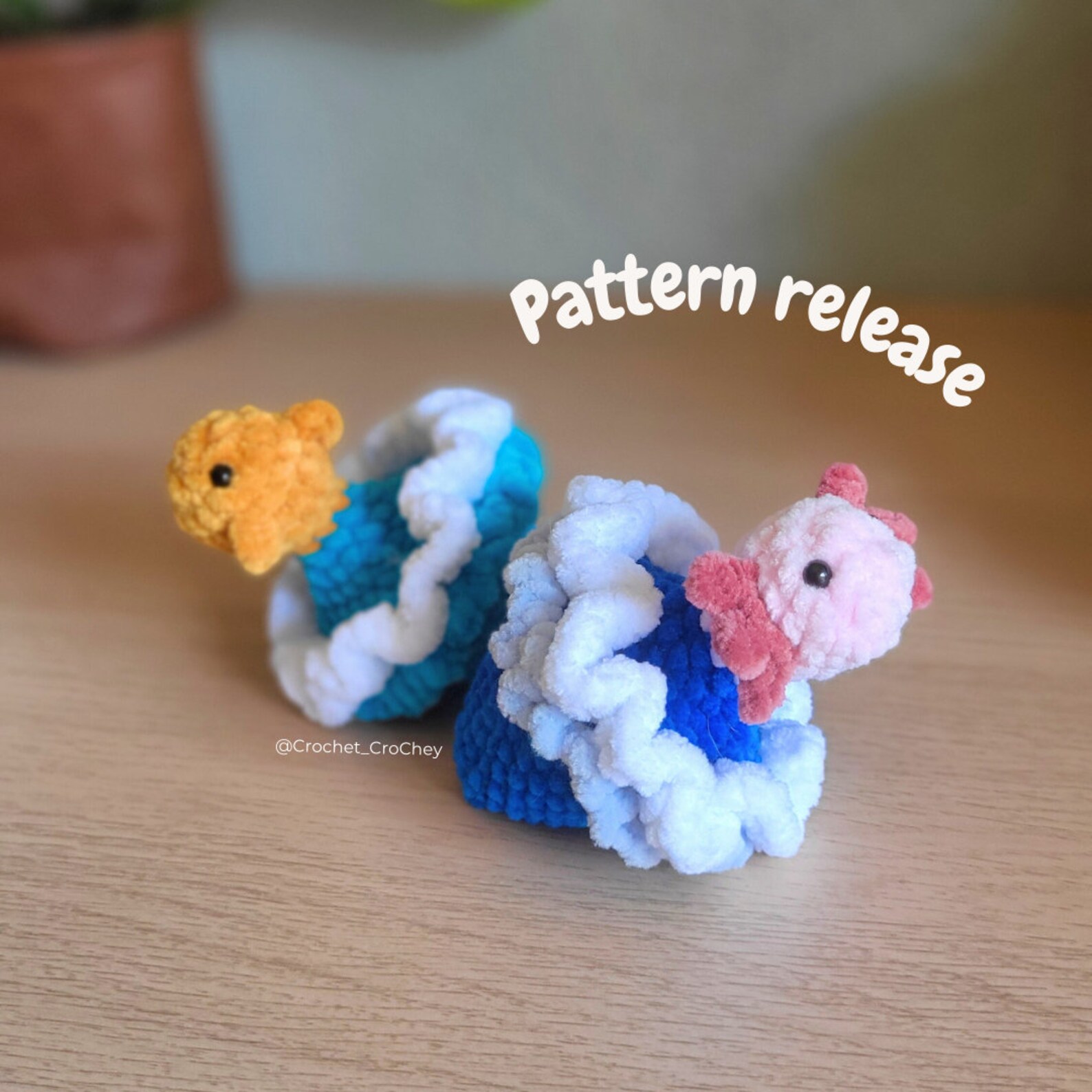 Ocean Splash Pops PDF Crochet Pattern, Biginner Friendly No-sew ...