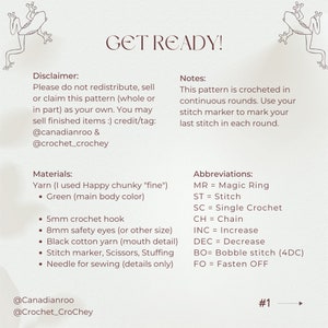 Ted the Thick Toad, Free NO-SEW Crochet Amigurumi PDF Pattern, Small ...