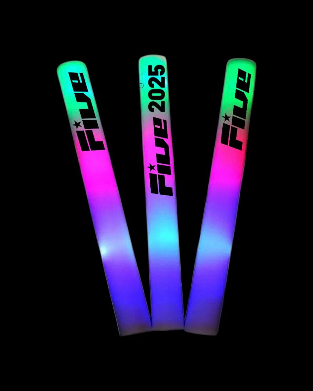 Five Reunion Tour 2025 LED Foam Glow Stick With 3 Modes and on off ...