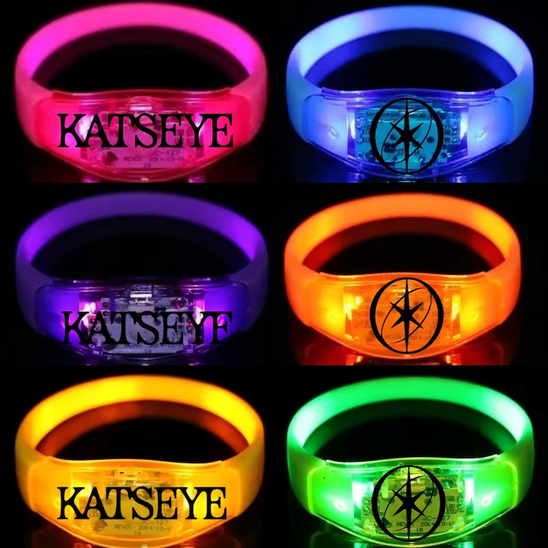 Katseye the Wild World Tour 2026 Inspired Wristband, Sound Activated ...
