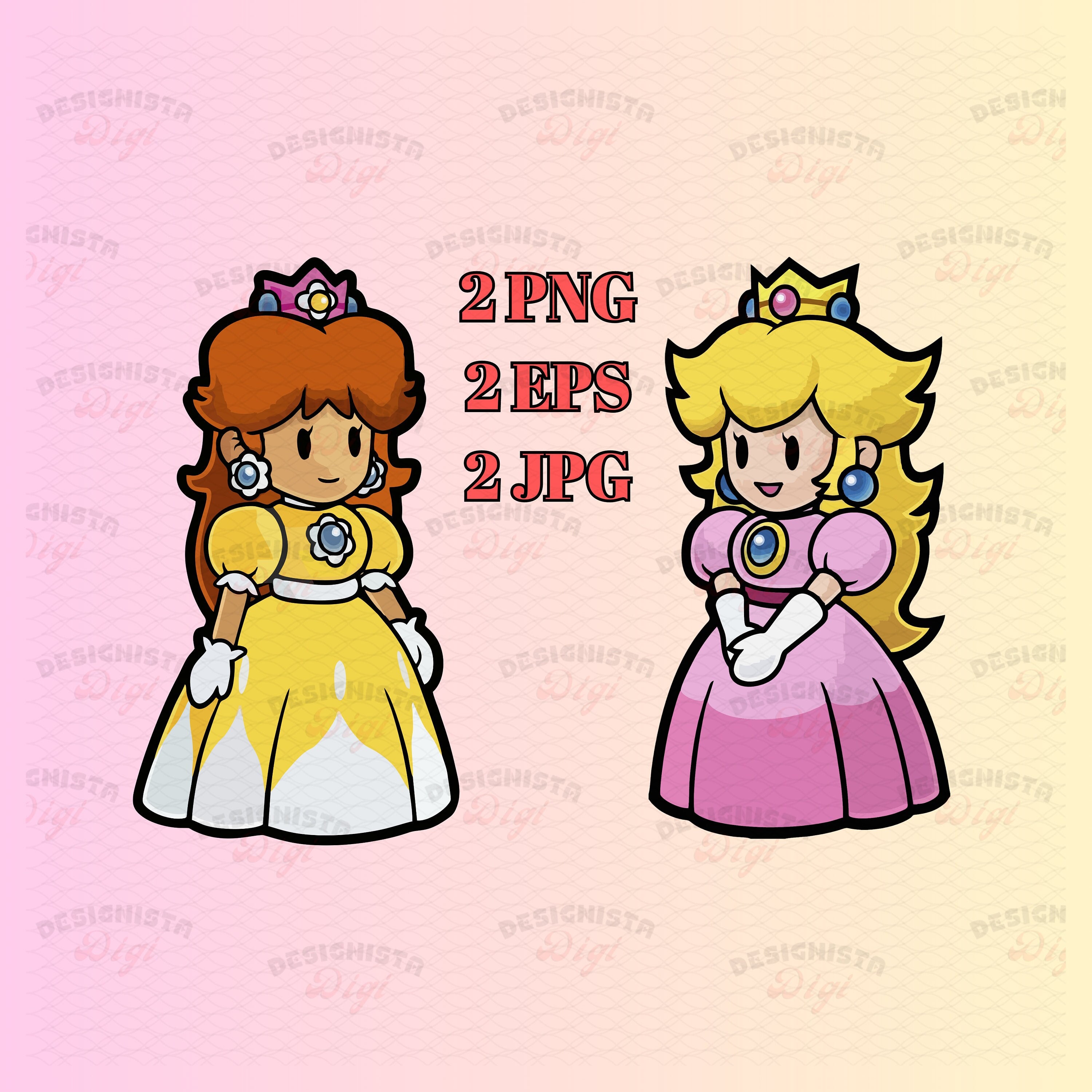 Paper Peach And Daisy