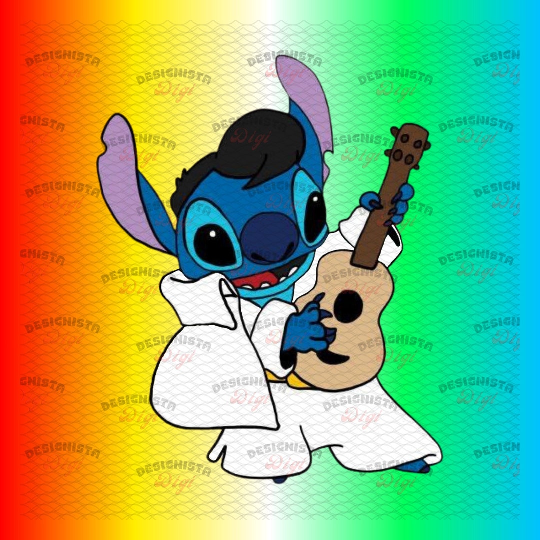 Lilo and Stitch Elvis Presley Pngstitch Presley Pngstitch - Etsy