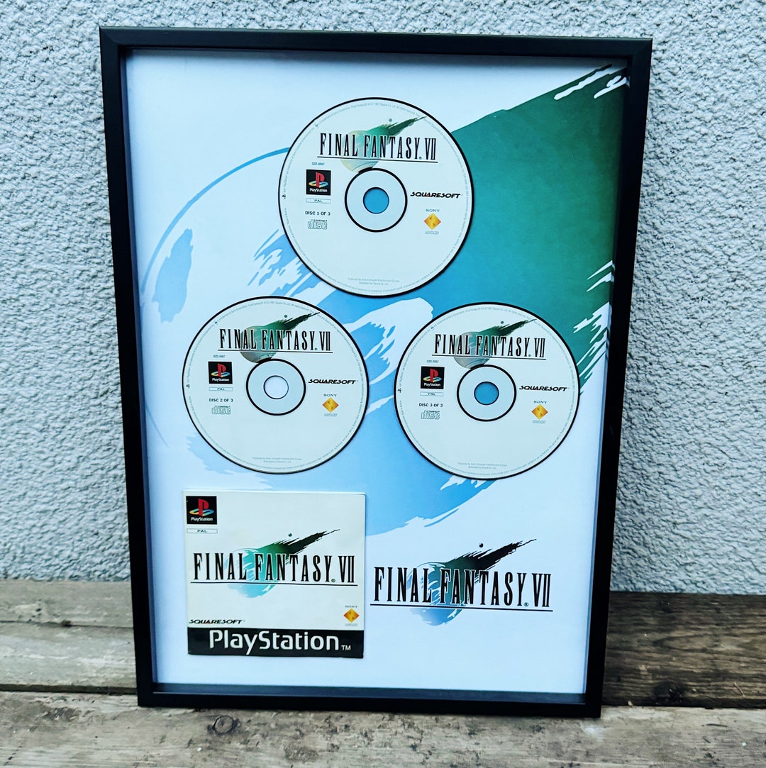 Framed Original Discs of Final Fantasy VII Artwork - Etsy