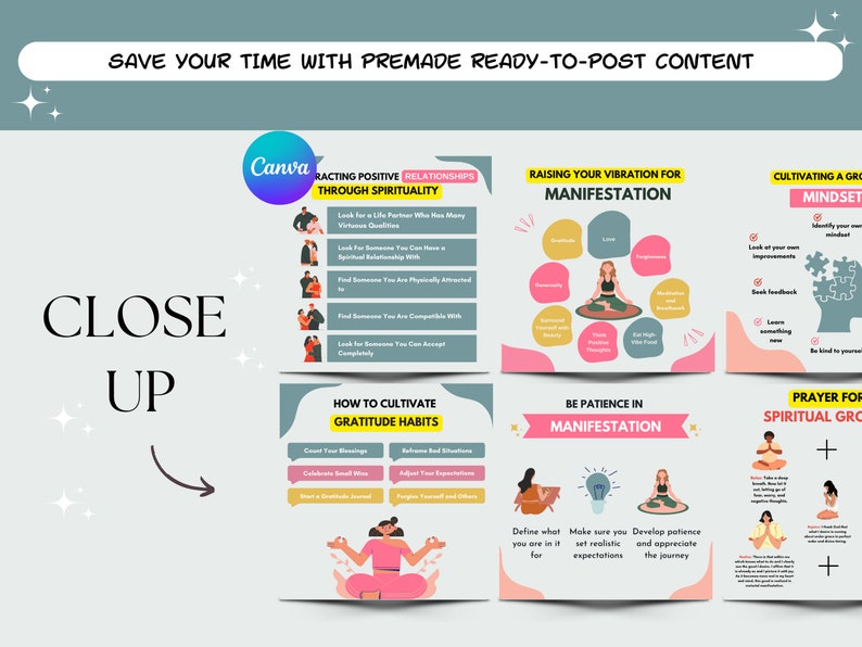 30 Life Coach Instagram Post Canva Template Life Coach - Etsy