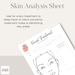 Skin Analysis Form | Editable Facial Template | Facial Treatment Form ...