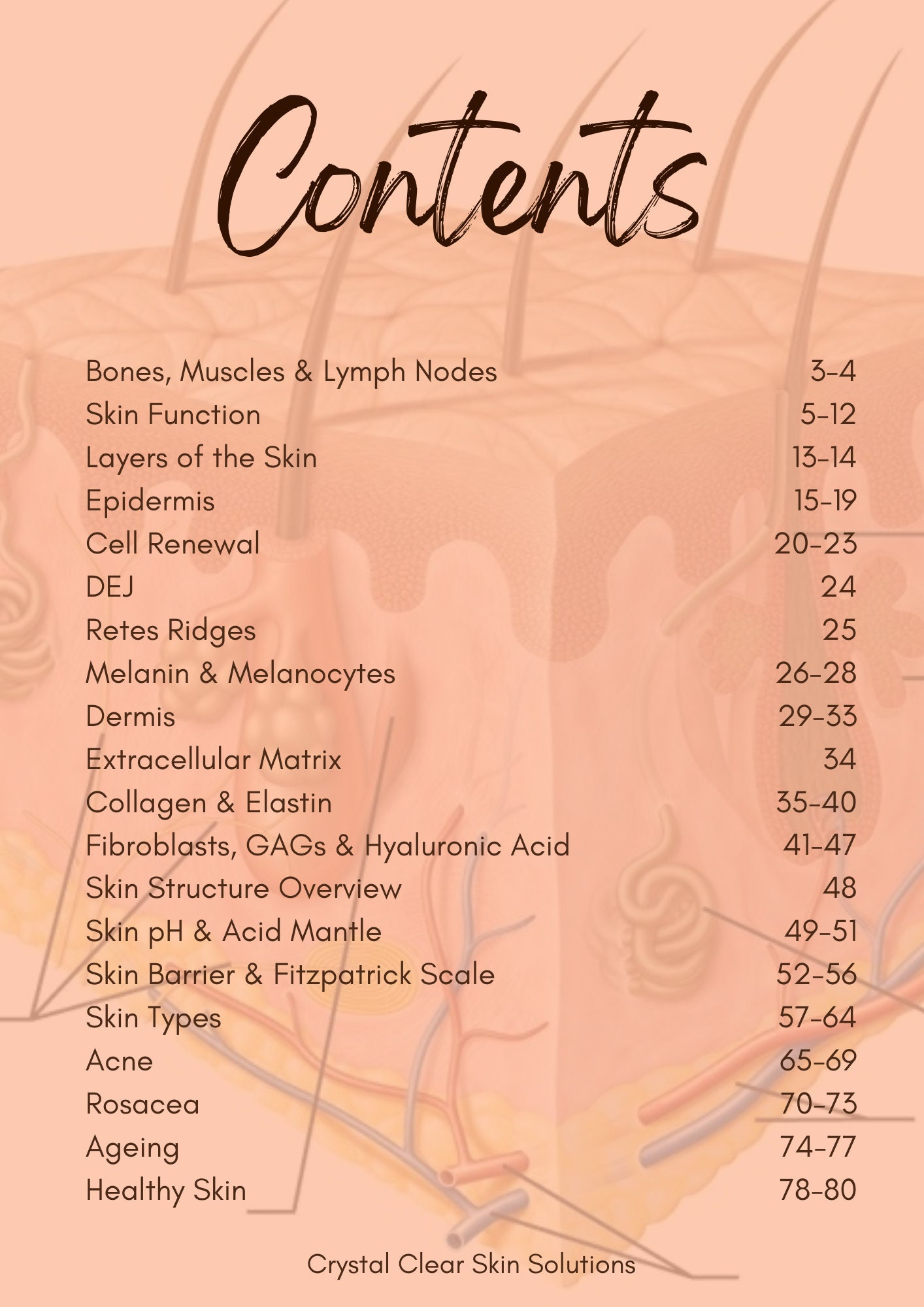 Ultimate Skin Manual | Skin Knowledge Ebook | Skin Anatomy & Physiology ...