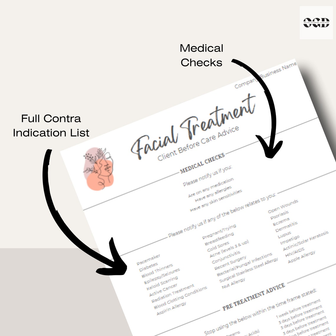 Facial Before Care | Facial Client Checks | Advanced Facial Before Care ...