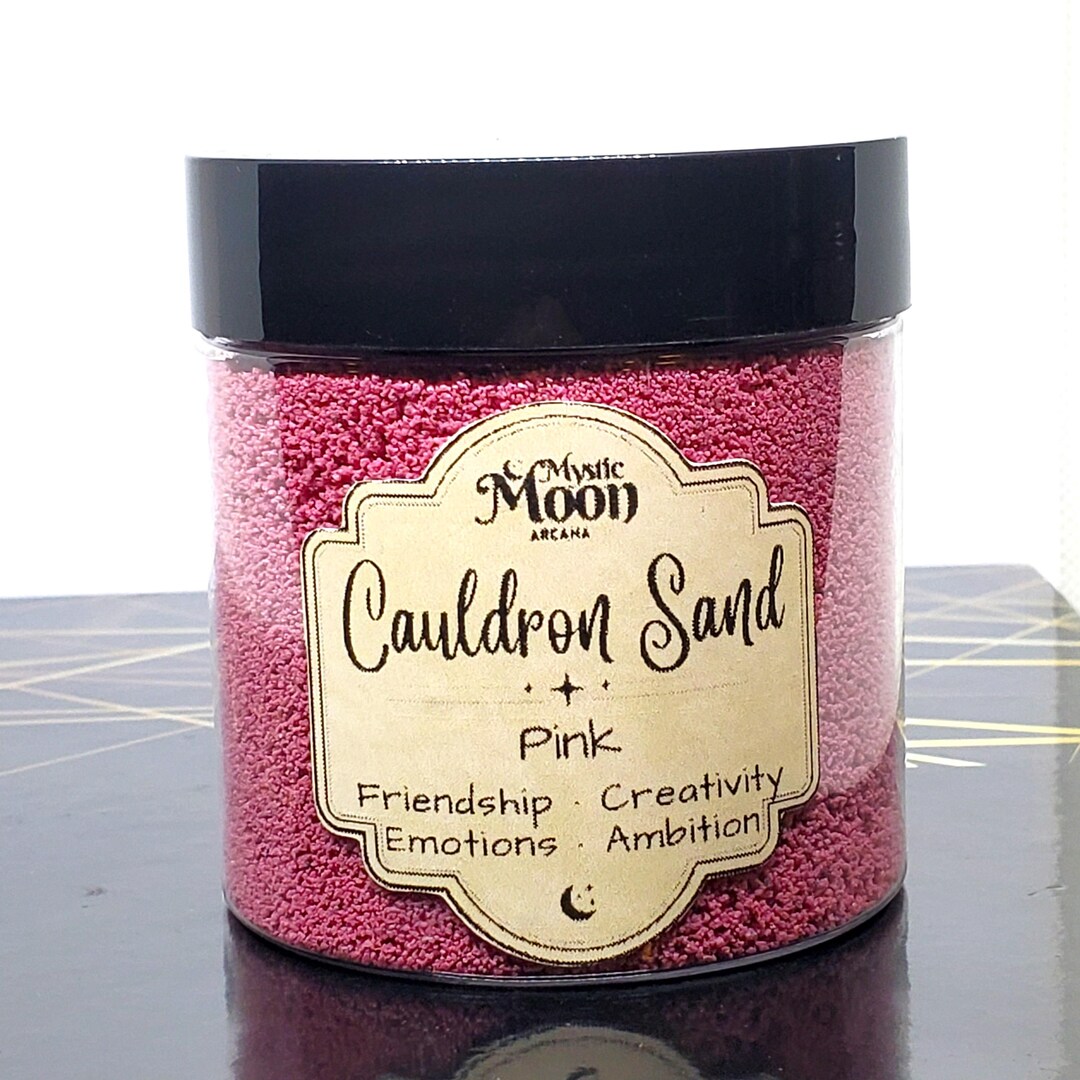 Pink Cauldron Sand Colored Sand for Incense Candles Charcoal Burning ...