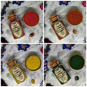 Hand-colored Cauldron Sand: Ritual Sand - Mini Apothecary Color Magic ...