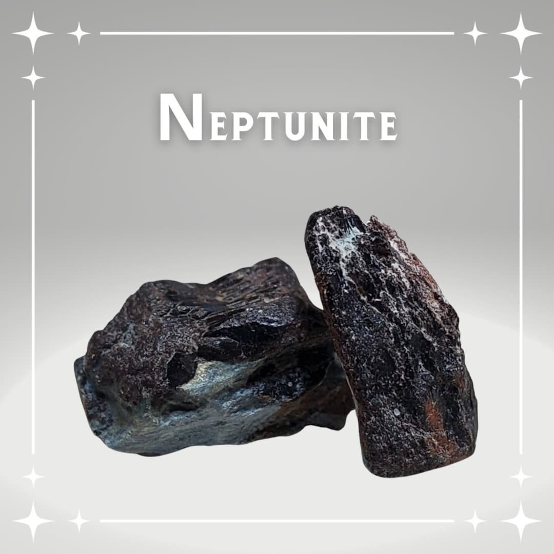 Neptunite Rare Isolated Neptunite Crystals - Etsy