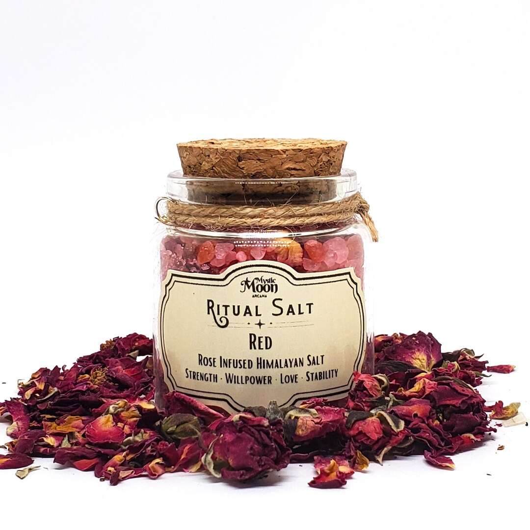 Red Salt Ritual Salt Witch Salt Strength Grounding Spellwork Altar Tool ...