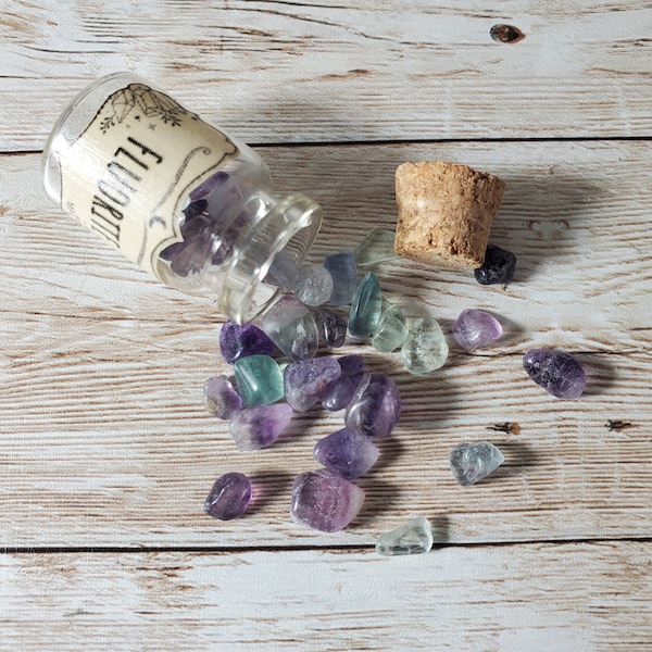 Small Jar of Crystals - Etsy
