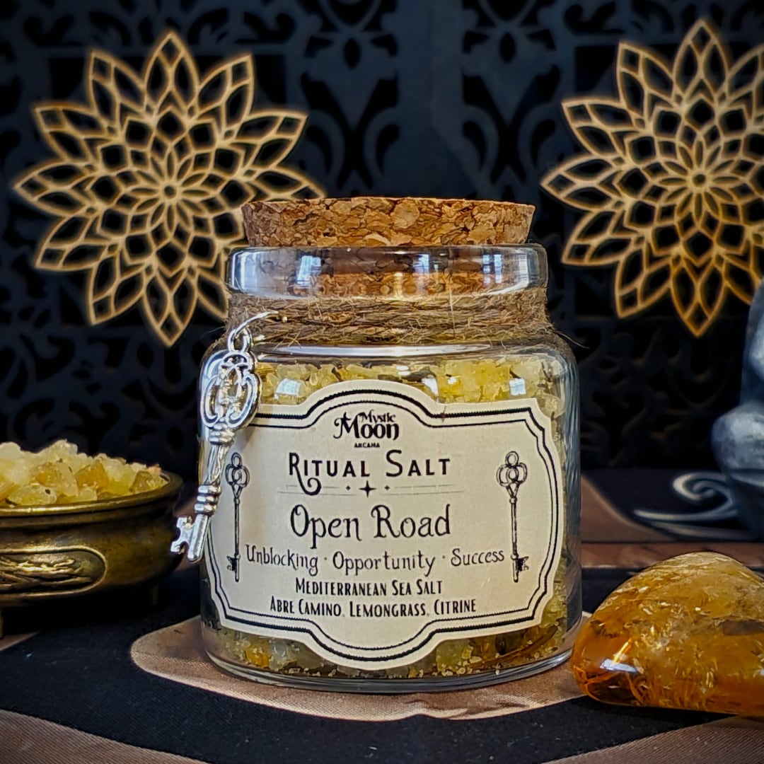 Open Road Ritual Salt: Clear Obstacles, Open New Paths, and Attract ...