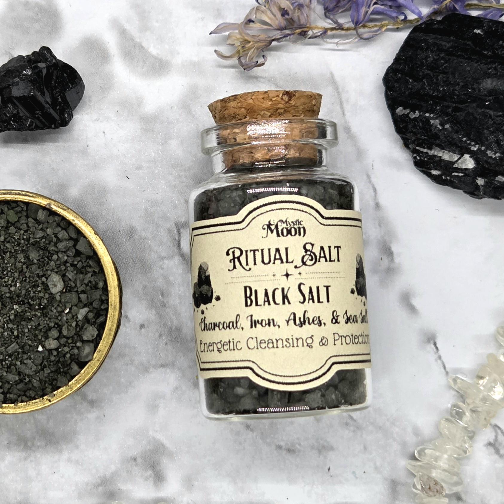 Black Ritual Salt – Protection, Banishing, Cleansing, and Energetic ...
