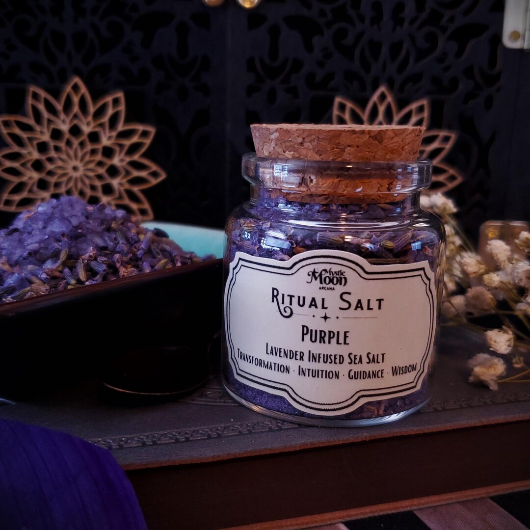 Purple Lavender Ritual Salt: Transformation and Intuition - Witchcraft ...