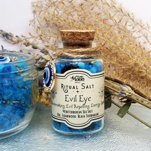 Evil Eye Blue Ritual Salt for Hex Breaking Evil Repelling Energy ...