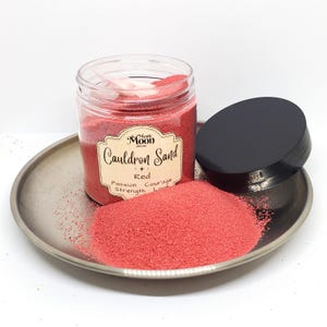 Red Cauldron Sand Colored Sand for Incense Candles Charcoal Burning ...