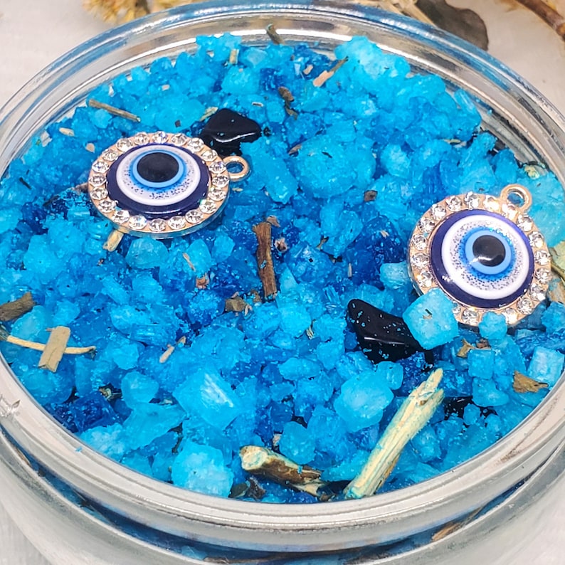 Evil Eye Ritual Salt: Hex Breaking & Protection - Witchcraft Altar Tool ...