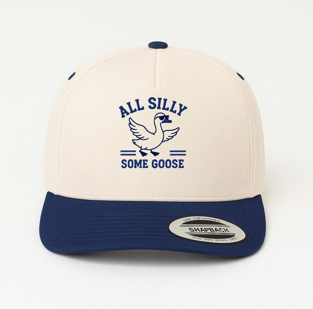 Embroidered Goose Trucker Hat: Funny Baseball Cap for Goose Lovers - Etsy