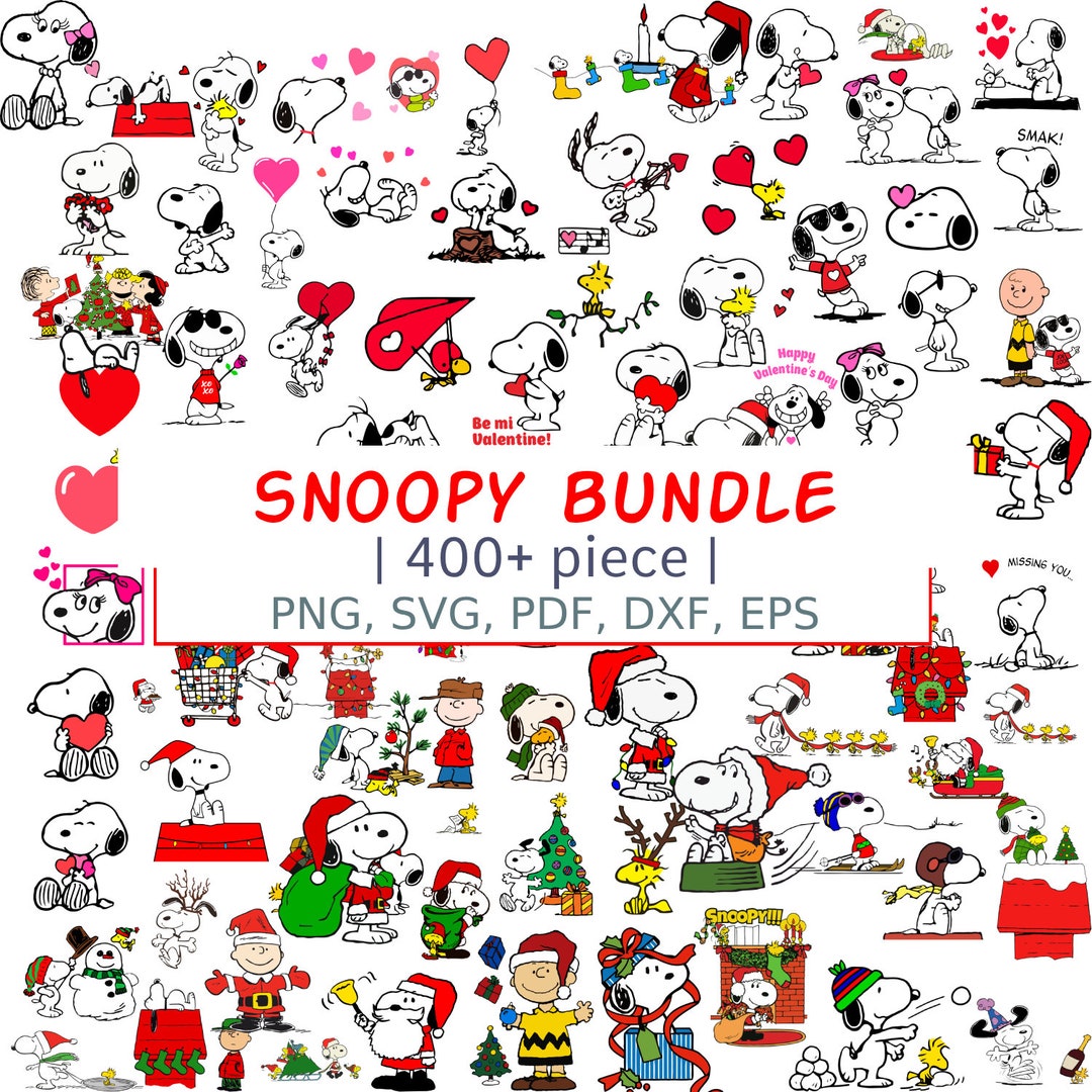 Snoopy SVG Bundle Svg Files for Cricut Snoopy Png Snoopy - Etsy 日本