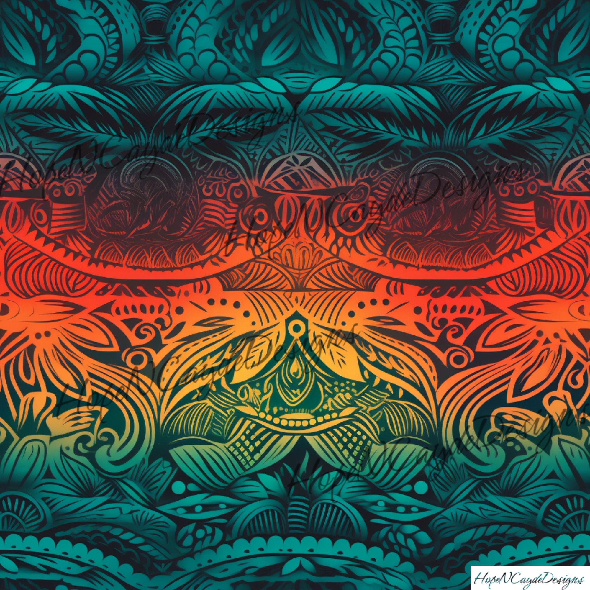 Tropical Pacific Island Patterns (4 Digital Pack) - Etsy