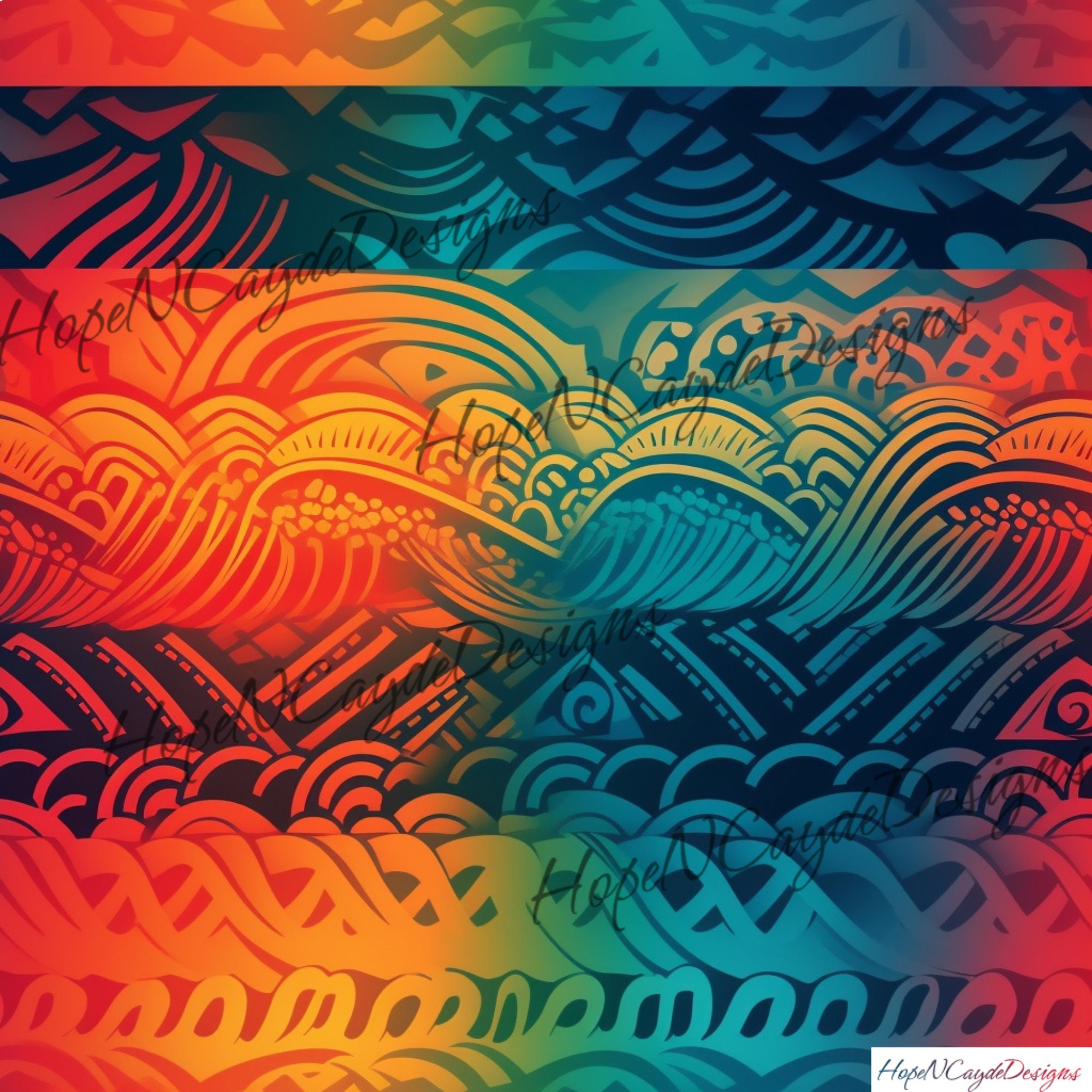 Tropical Pacific Island Patterns (4 Digital Pack) - Etsy
