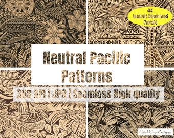 Tropical Pacific Island Patterns (4 Digital Pack) - Etsy
