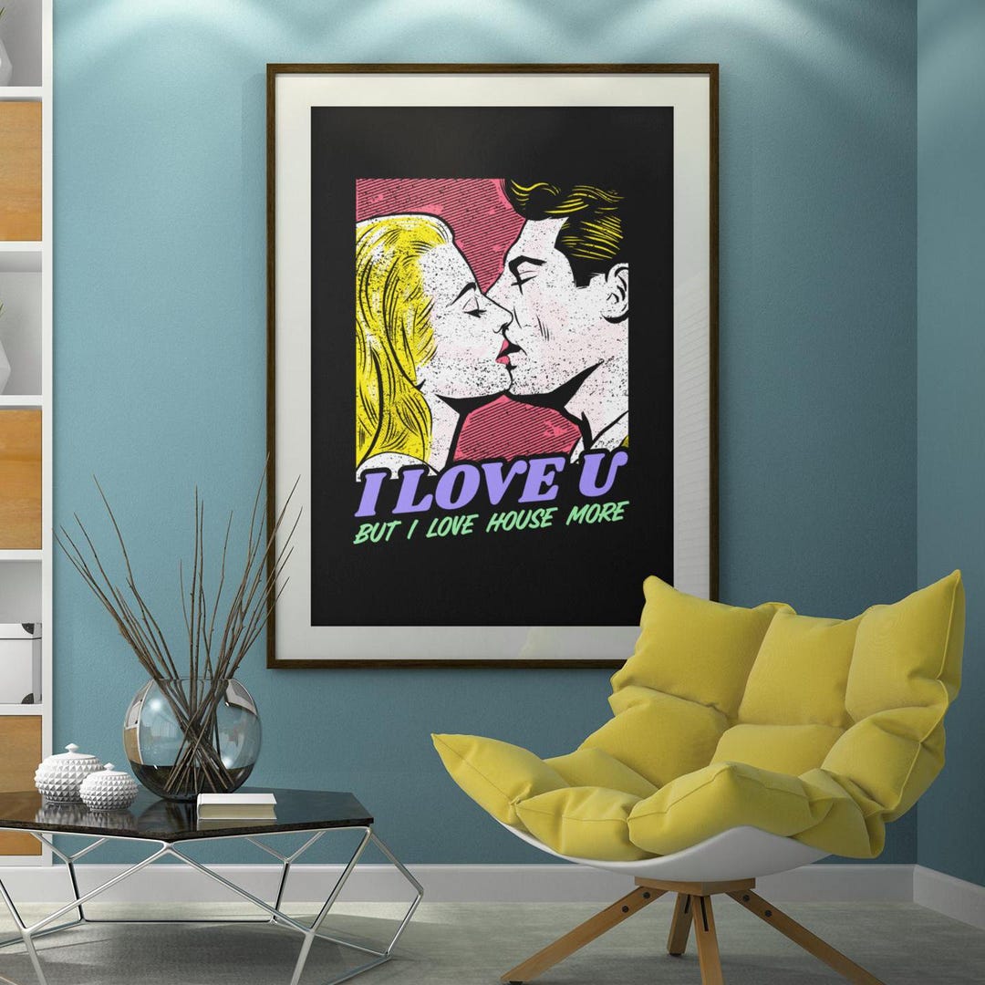 House Music, Pop Art, House Music Poster, Dance Music, Vinyl, Dj Poster ...