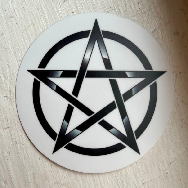 3 Pentacle Vinyl Sticker - Etsy