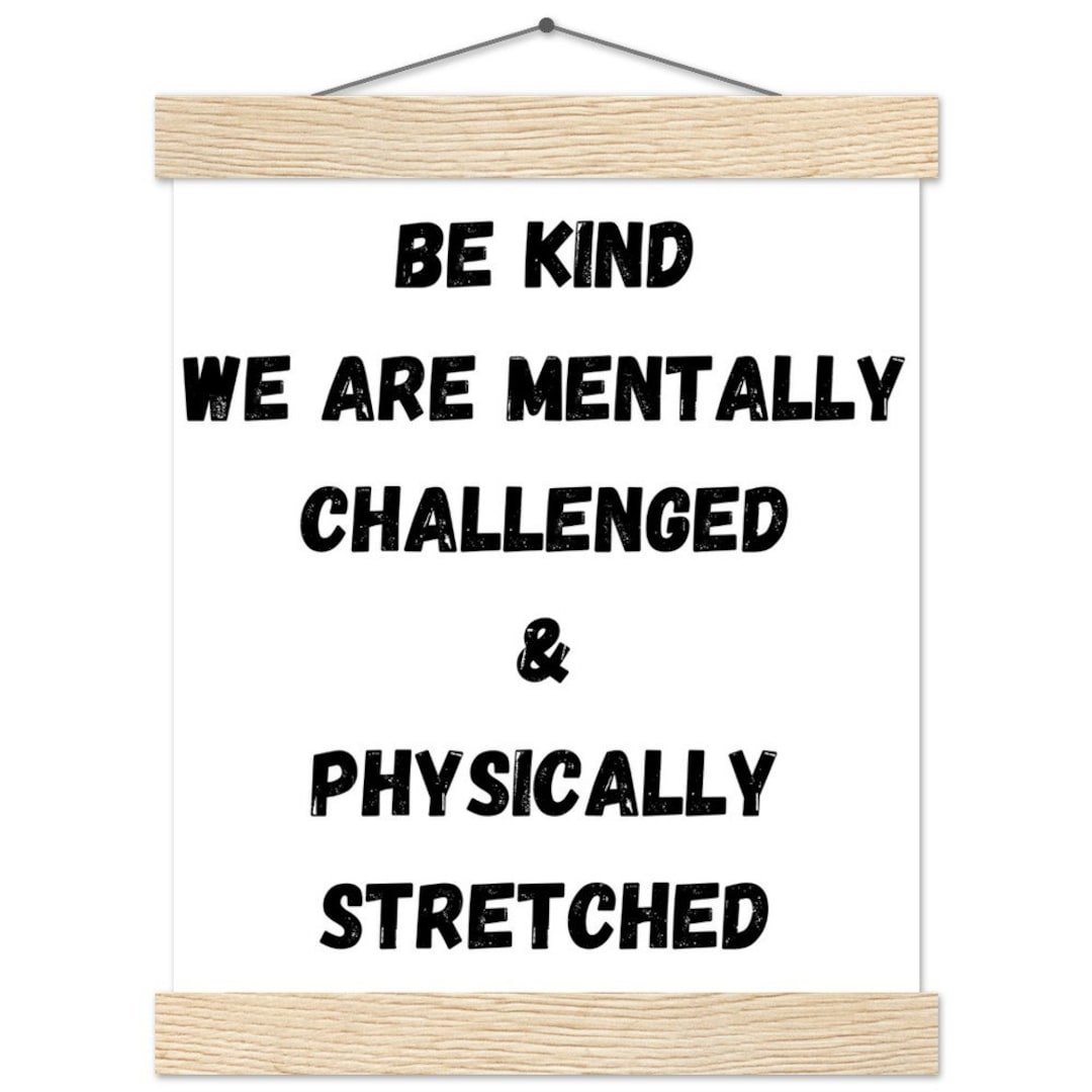 Be Kind Poster, Customer Signs, Funny Quotes, 8x10 - Etsy