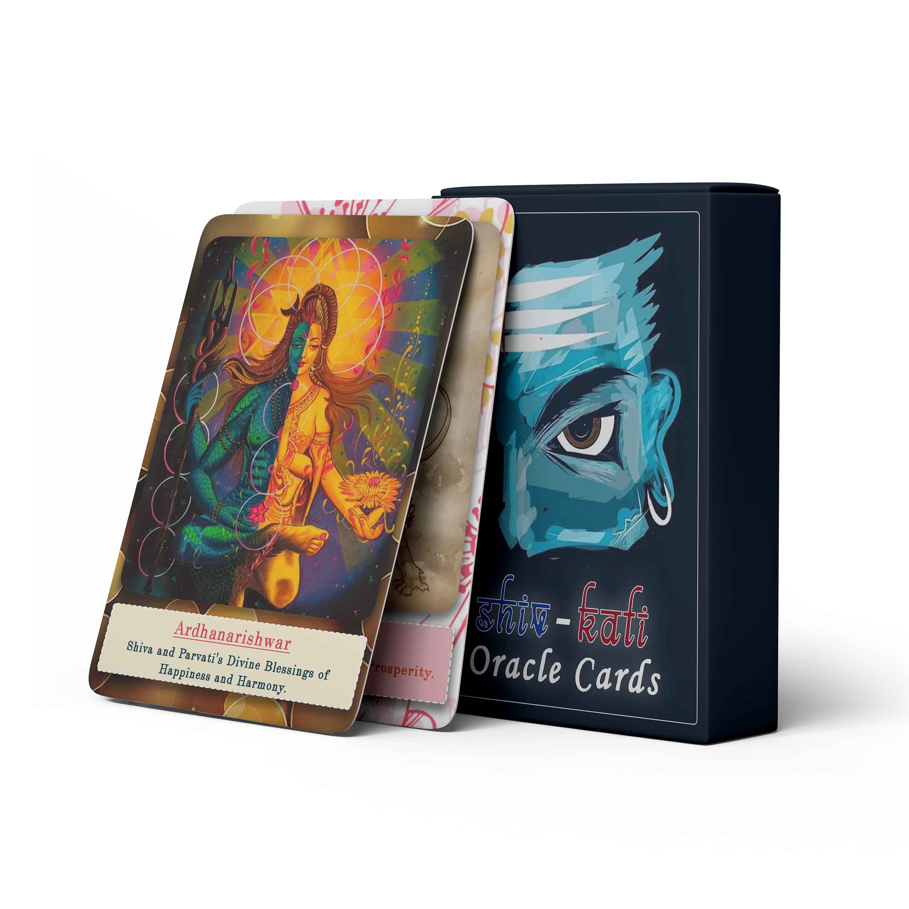 Shiv-kali Oracle Cards | Set of 24 Beautiful Paper Printed Cards - Etsy