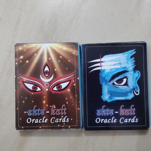 Shiv-kali Oracle Cards | 24 Hindu Deity Guidance Cards | Shiva Kali ...