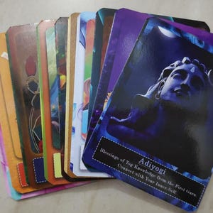 Shiv-kali Oracle Cards | 24 Hindu Deity Guidance Cards | Shiva Kali ...