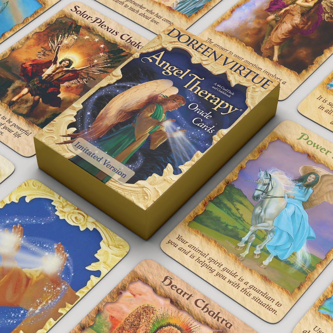 Angel Therapy Oracle Cards | 44 Cards Deck - Etsy