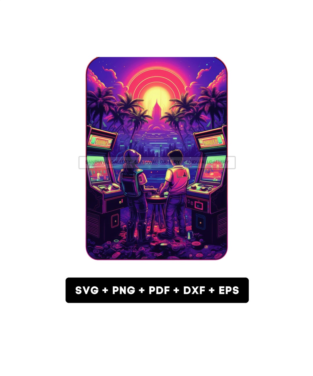 Neon Arcade Gaming Svg Metaverse World Cut Files for Cricut - Etsy