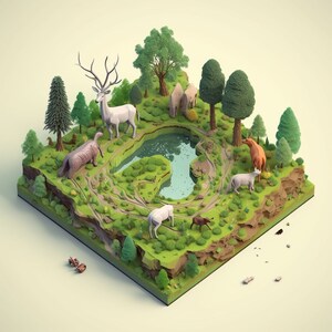 Midjourney Prompt - High Quality Isometric Pictures - Etsy