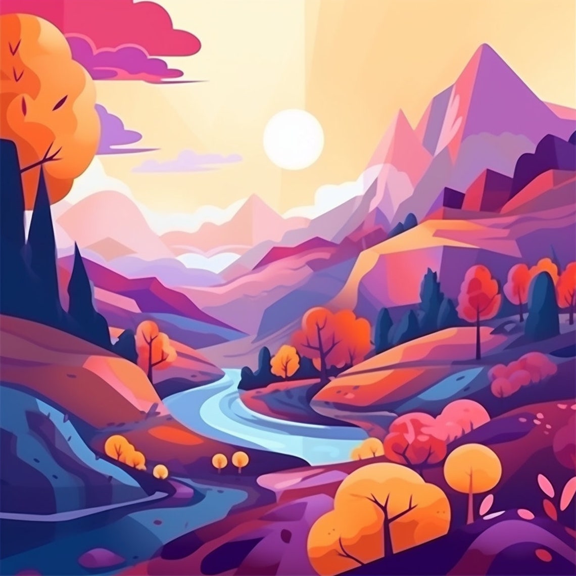 Midjourney Prompt Beautiful Landscapes - Etsy Canada