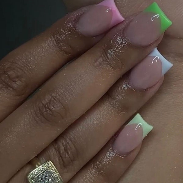 Stick on French Tip - Etsy