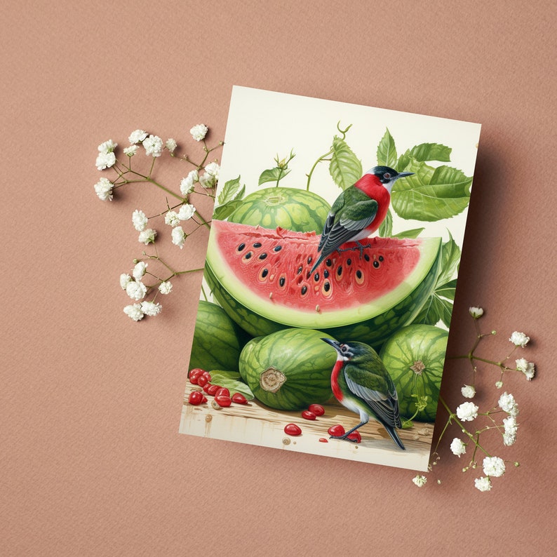 Hopeful Wings: Palestinian Unity in Watermelon Symphony 5x7 - Etsy