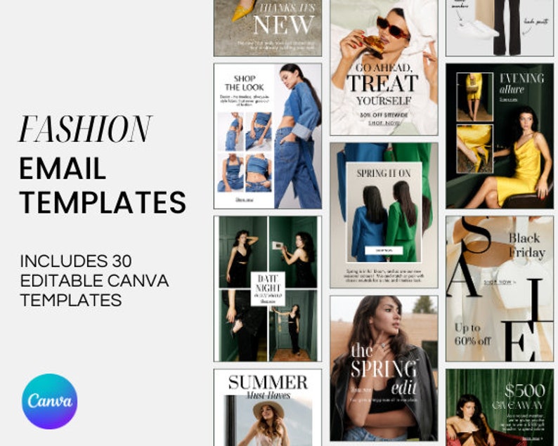 30 Editable Email Templates Digital Marketing Social Media Marketing ...