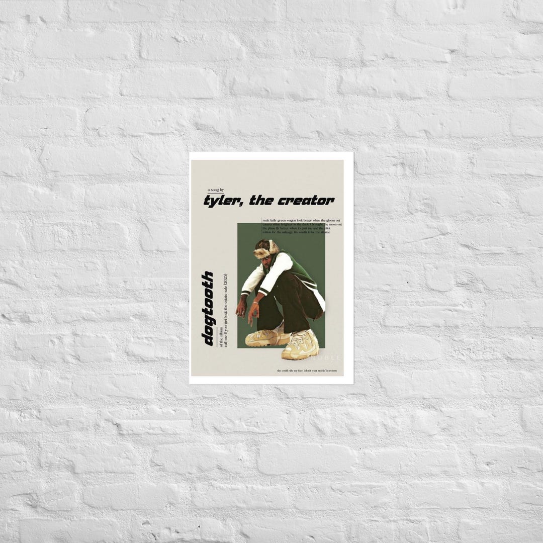 Tyler, the Creator — IGOR Inspired Music Poster - Etsy UK