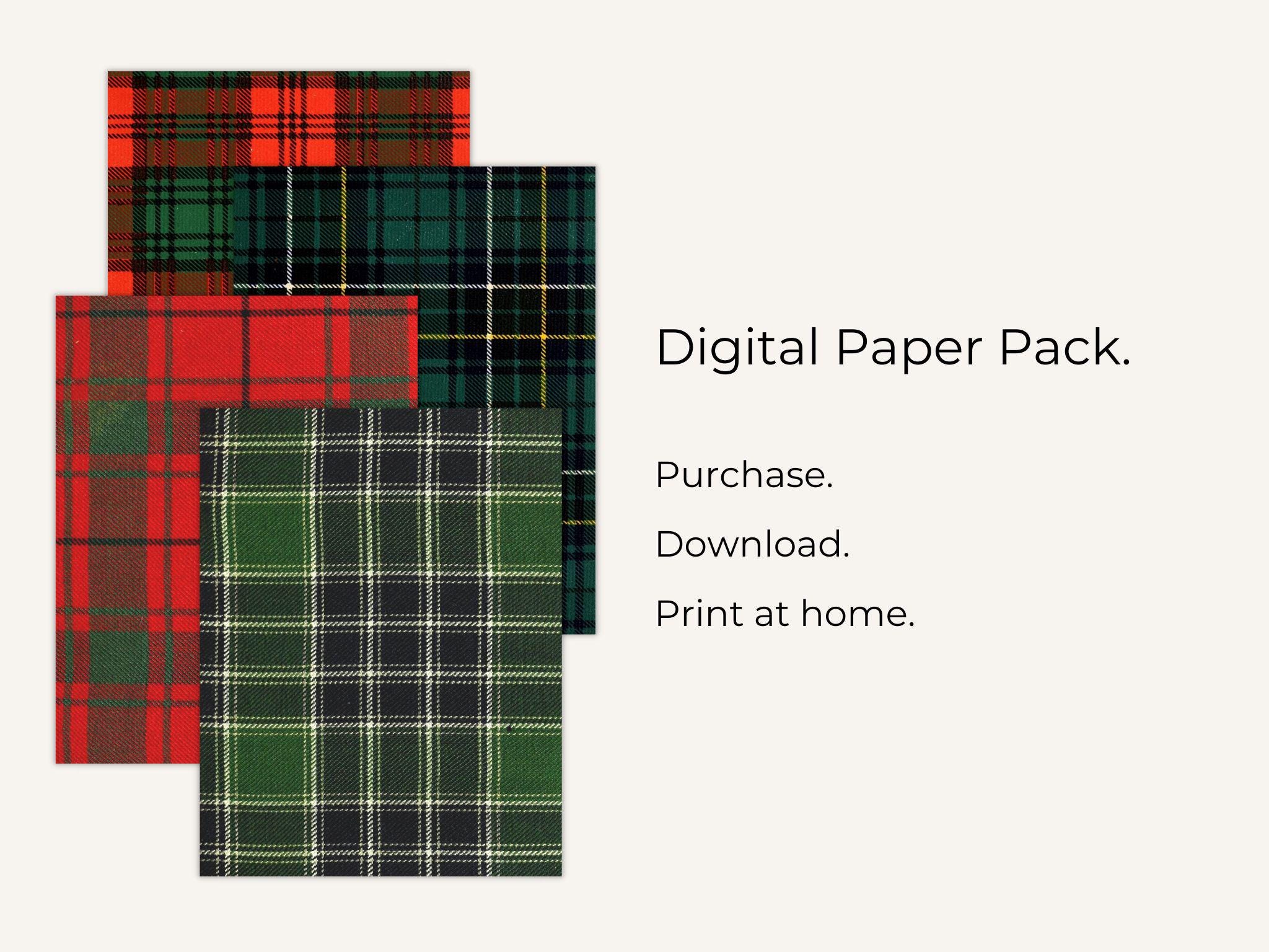 Clan Tartan Digital Papers - Etsy