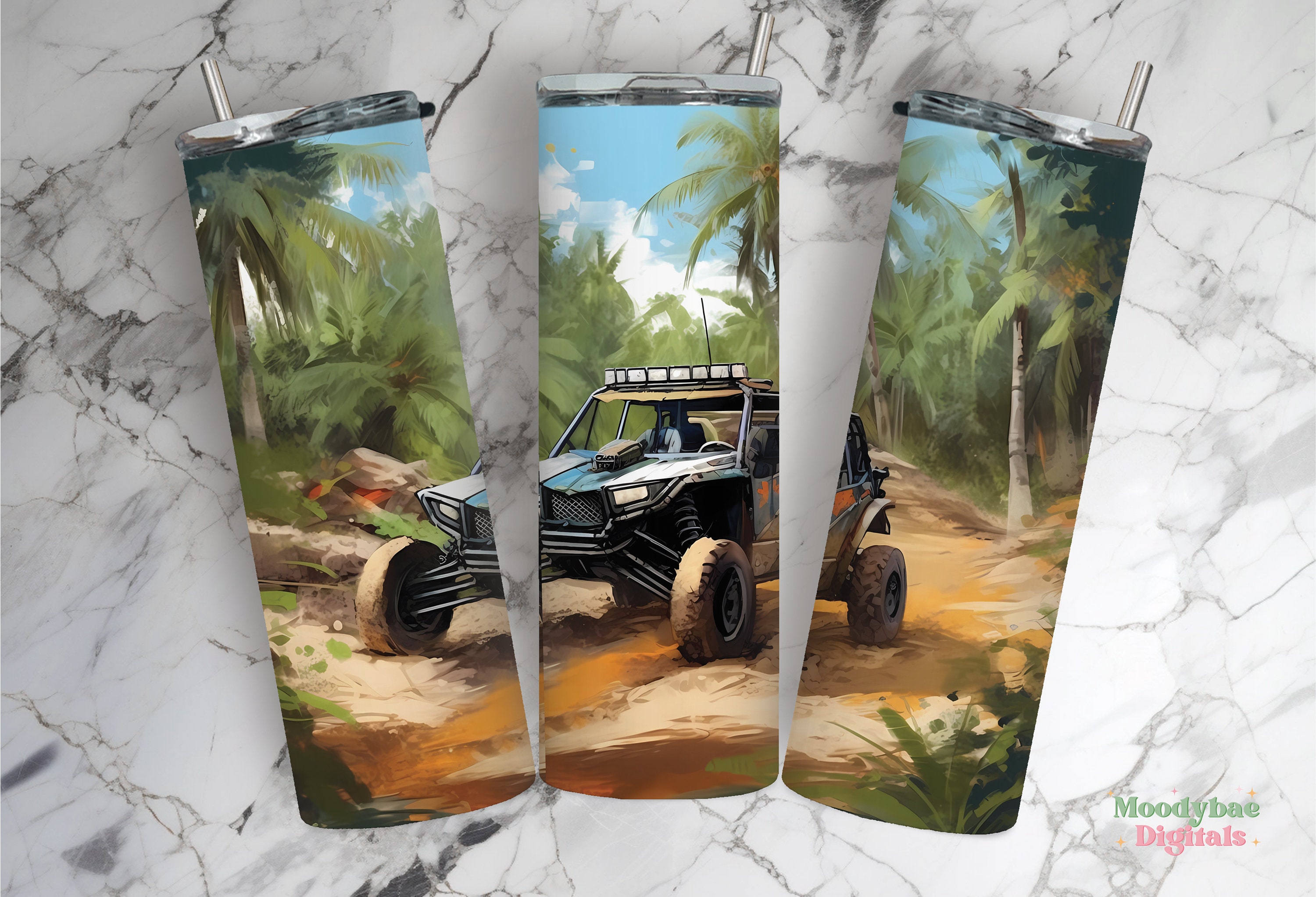 Nature Adventure Sxs Tumbler Wrap, Side by Side,20oz Sublimation ...