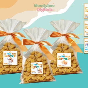 End of School Year Tags, O-fish-ally Summer Tags, Last Day of School ...